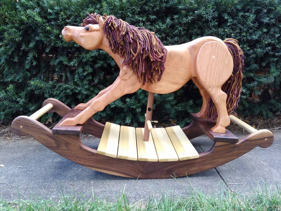 Sassy Pony Cherry Rocking Horse | Heartwood Rocking Horses